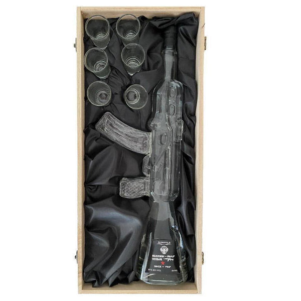 Red Army AK-47 Russian Vodka with 6 Shot Glasses 800mL (Lowest Price ...