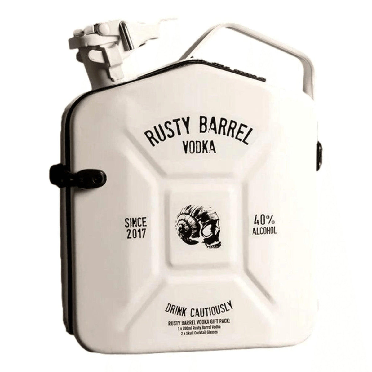 Rusty Barrel Vodka ﻿﻿J﻿erry Can Limited Edition Gift Pack (White) 700ml ...